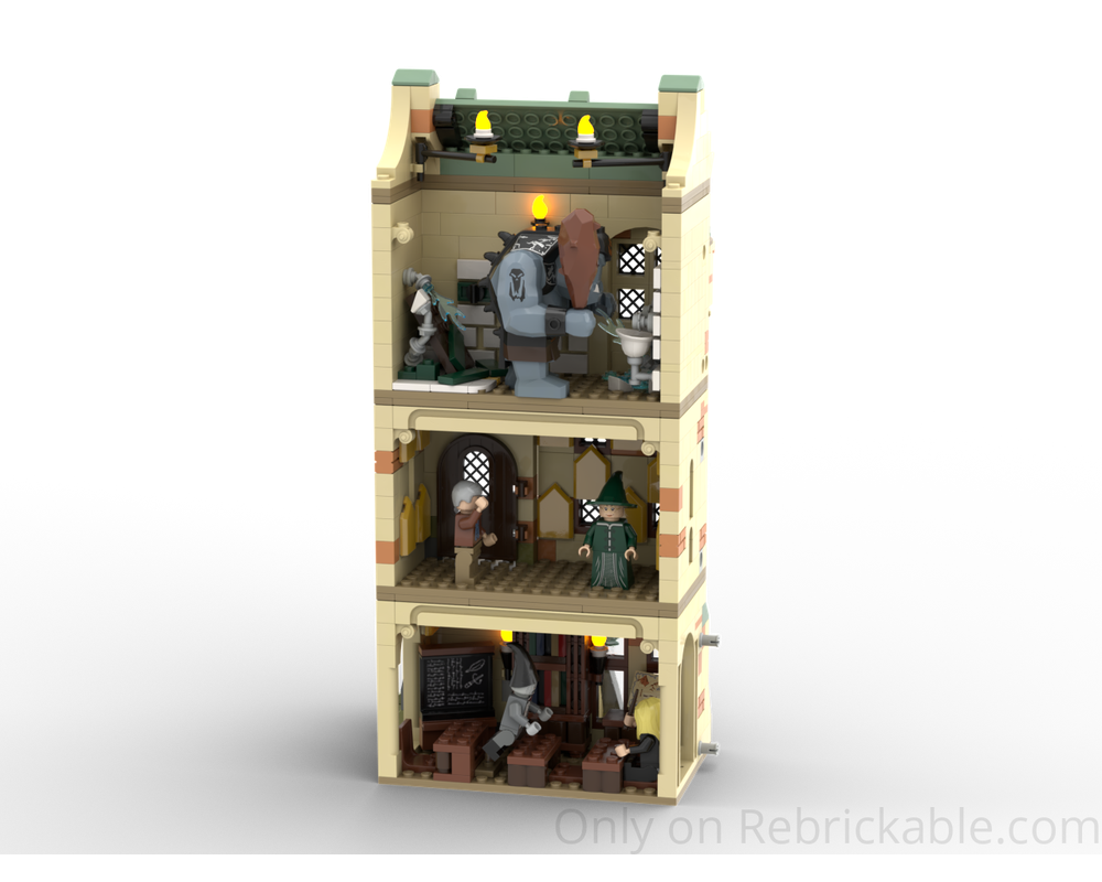 Lego Moc Hp Modular The Quad History Of Magic Class By Gobsmack