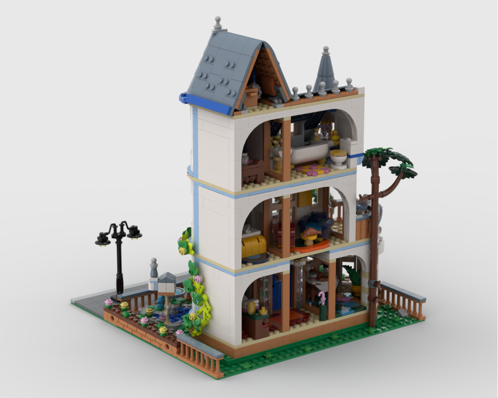 LEGO MOC Modular Display for set 42638 Castle Bed and Breakfast by ...