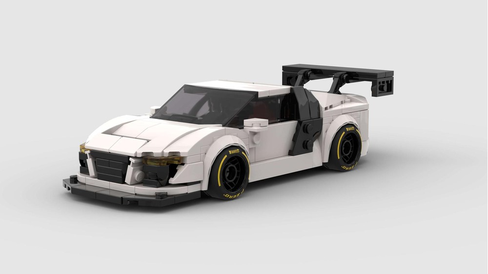 Lego Moc Audi R8 Lms Ultra 2013er Version By Totti2888 Rebrickable