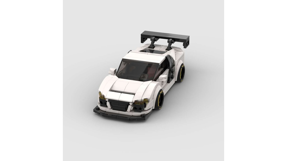 Lego Moc Audi R8 Lms Ultra 2013er Version By Totti2888 Rebrickable