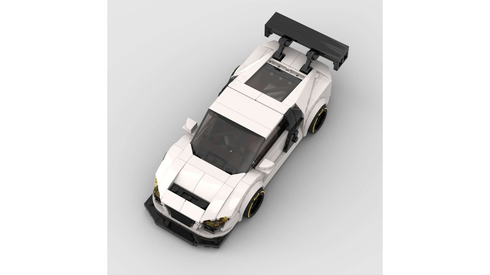 Lego Moc Audi R8 Lms Ultra 2013er Version By Totti2888 Rebrickable