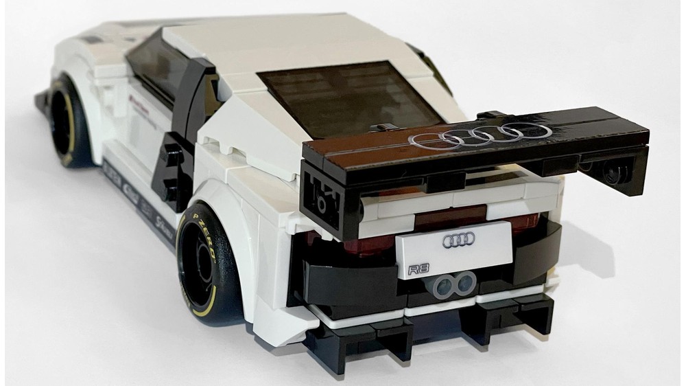 Lego Moc Audi R8 Lms Ultra 2013er Version By Totti2888 Rebrickable