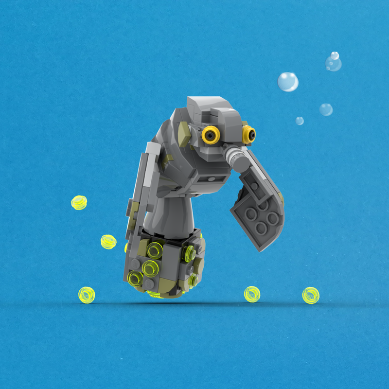 LEGO MOC Gasopod (Subnautica) by studder_builds | Rebrickable - Build ...