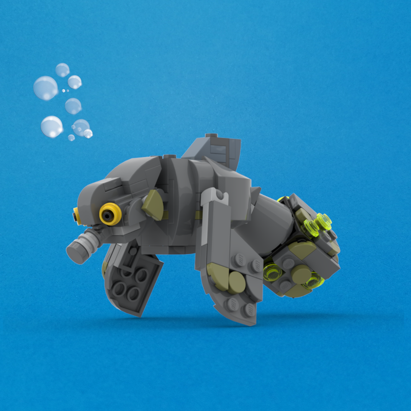 LEGO MOC Gasopod (Subnautica) by studder_builds | Rebrickable - Build ...