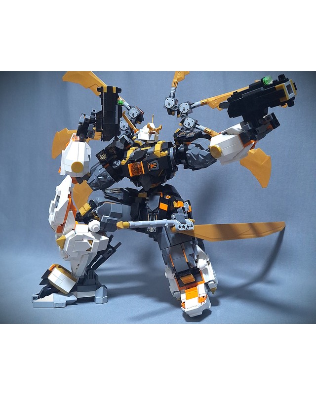 LEGO MOC Upgraded LEGO 71821 Cole's Titan Dragon Mech v1.5 by Mechalaro ...