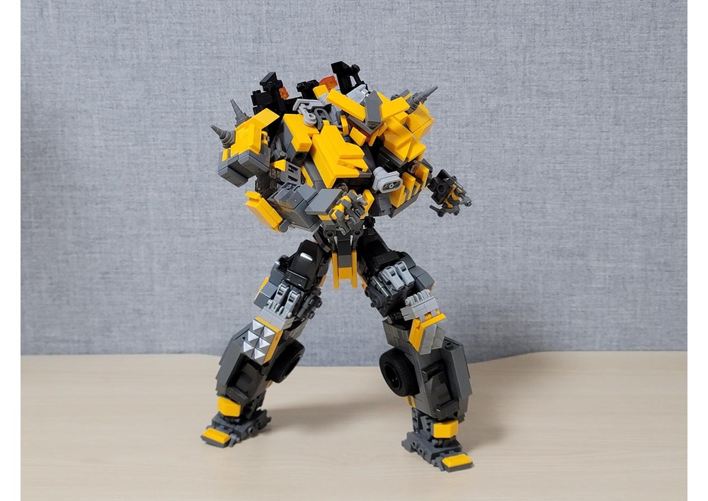 Lego Moc Transformer Battletrap By Wowblock Rebrickable Build With Lego