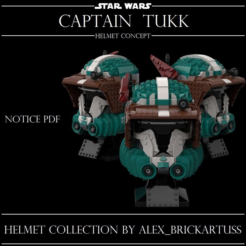 LEGO MOC Helmet Captain Tukk Tales by Alex_BricKartuss | Rebrickable ...