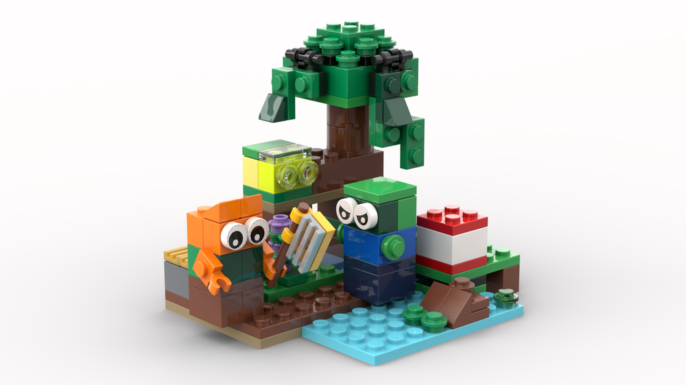 LEGO MOC Minecraft - The Swamp Adventure 11015 by rknoch | Rebrickable ...