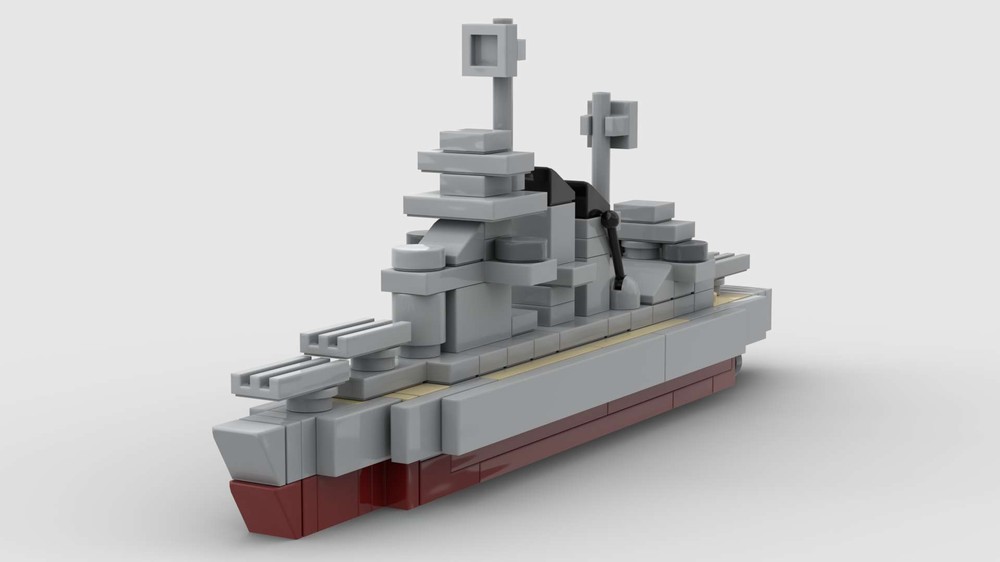 LEGO MOC USS North Carolina Mini by RMC1138 | Rebrickable - Build with LEGO