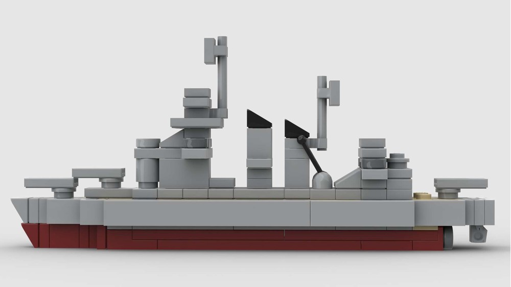 LEGO MOC USS North Carolina Mini by RMC1138 | Rebrickable - Build with LEGO
