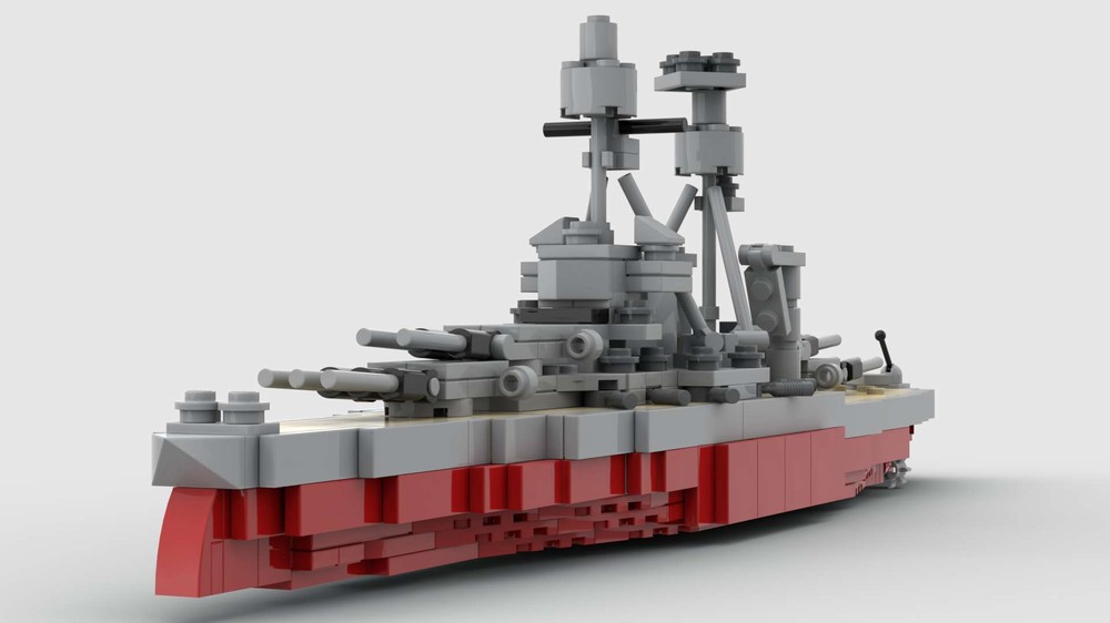 LEGO MOC USS Nevada by RMC1138 | Rebrickable - Build with LEGO