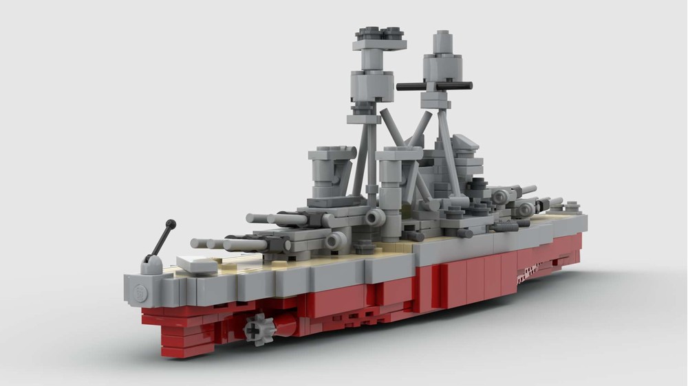 LEGO MOC USS Nevada by RMC1138 | Rebrickable - Build with LEGO