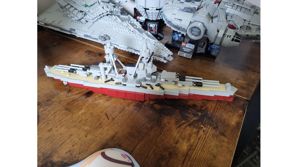 Lego Moc Uss Nevada By Rmc1138 Rebrickable Build With Lego
