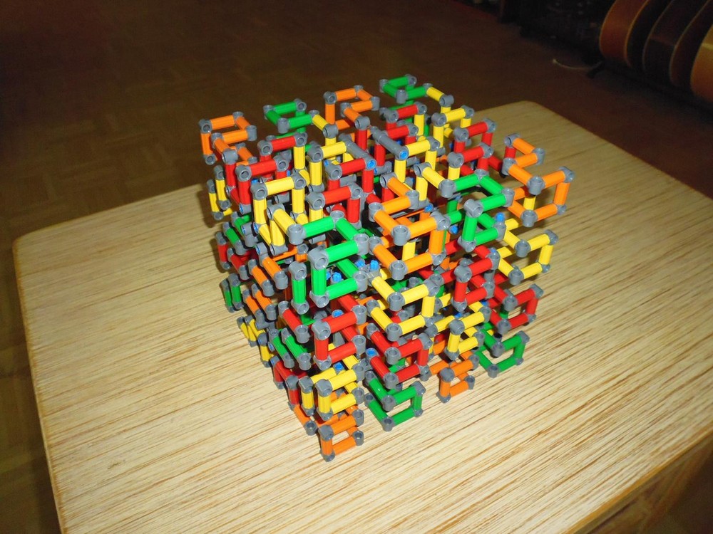 LEGO MOC Hilbert Curve Cube by Stef234 | Rebrickable - Build with LEGO