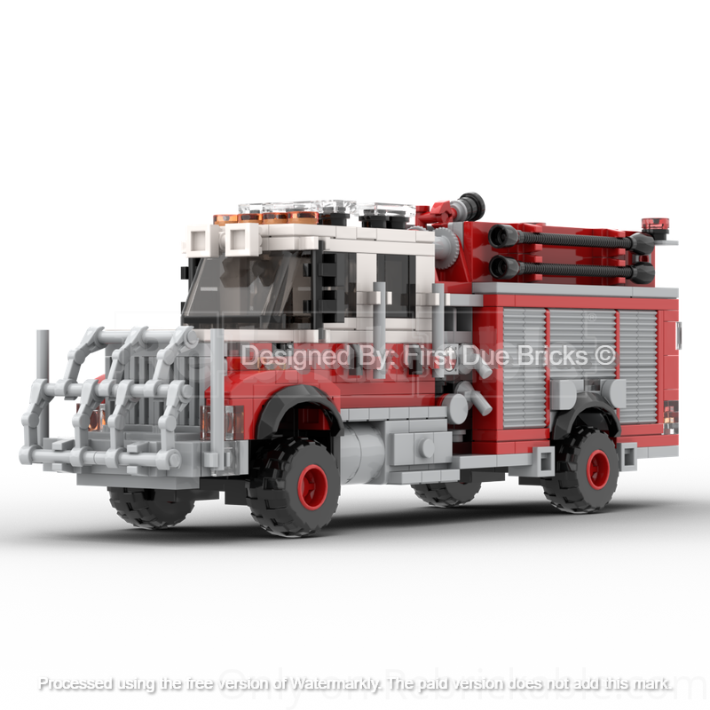 LEGO MOC 4x4 Brush Fire Engine by First Due Bricks | Rebrickable ...