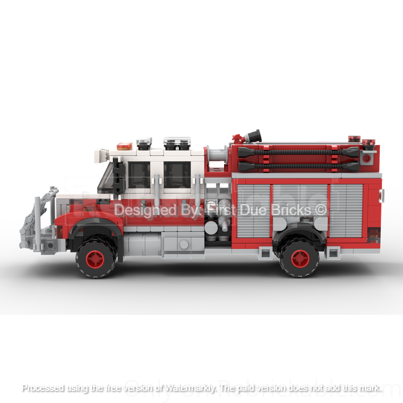 LEGO MOC 4x4 Brush Fire Engine by First Due Bricks | Rebrickable ...