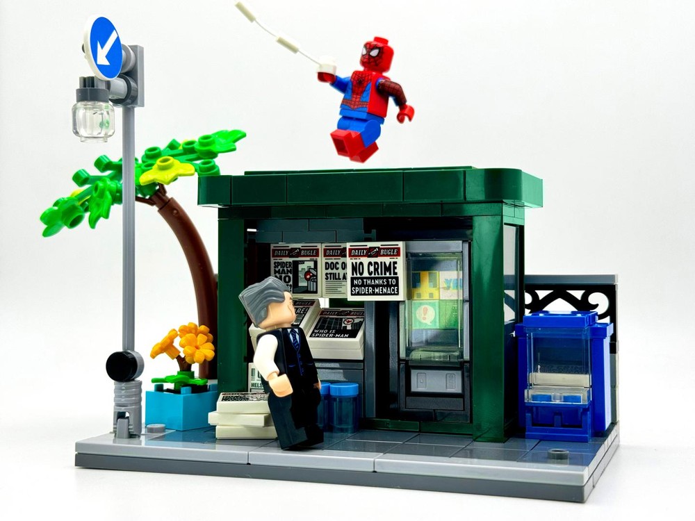 LEGO MOC Newspaper Stand by IBrickedItUp | Rebrickable - Build with LEGO