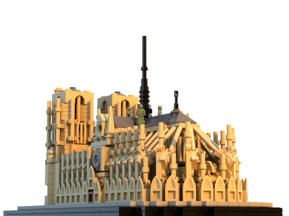 Lego Moc Notre Dame De Paris 1800 By Shelflife Rebrickable Build