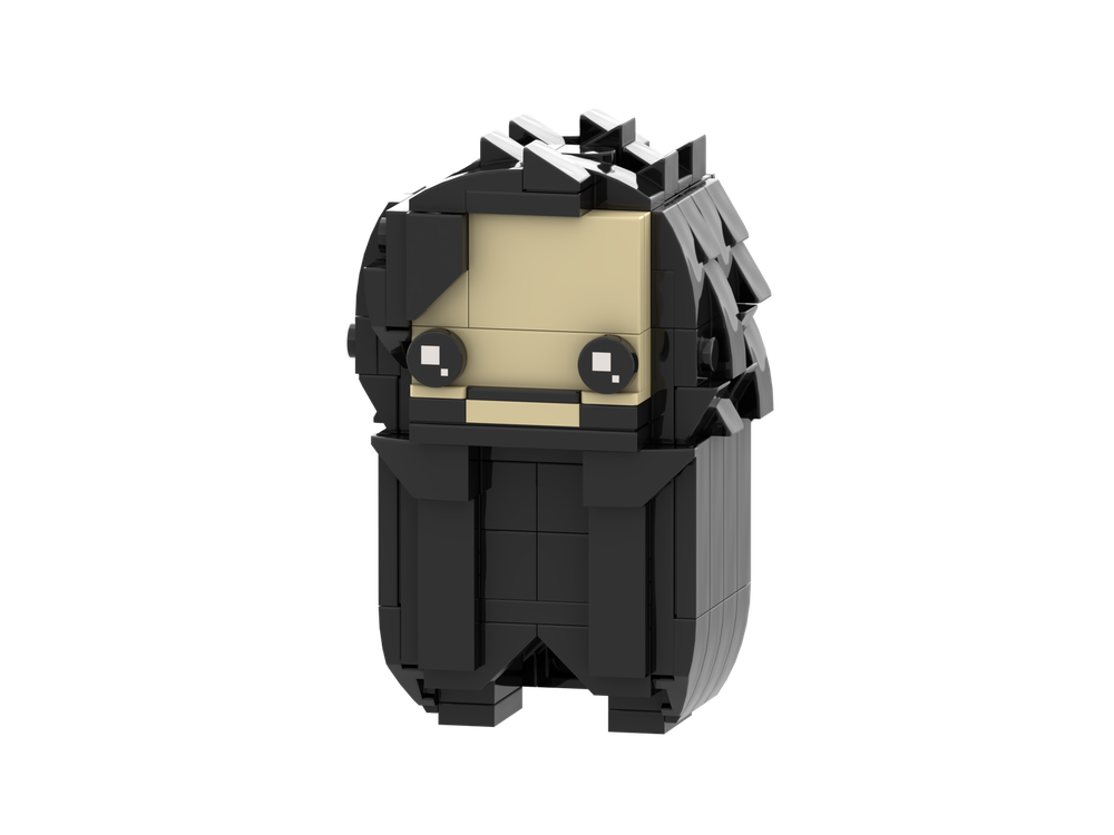 LEGO MOC Jon Snow and Ghost Brickheadz by Bucktopus | Rebrickable ...