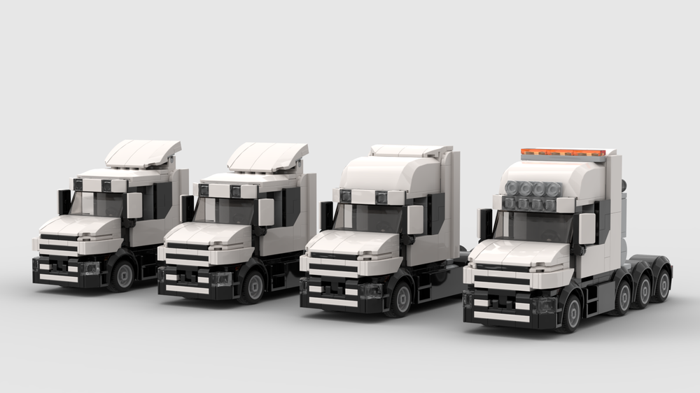 LEGO MOC Scania t-series tractor pack by phigeon | Rebrickable - Build ...