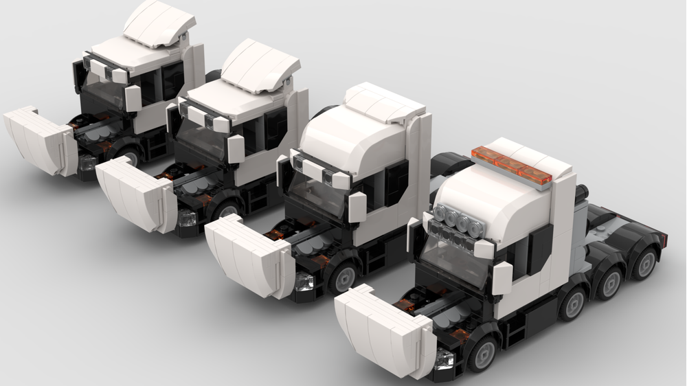 Lego Moc Scania T Series Tractor Pack By Phigeon Rebrickable Build