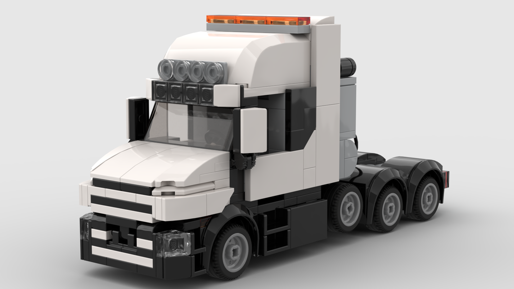 LEGO MOC 8x4 scania t-series tractor with liftable axle by phigeon | Rebrickable - Build with LEGO