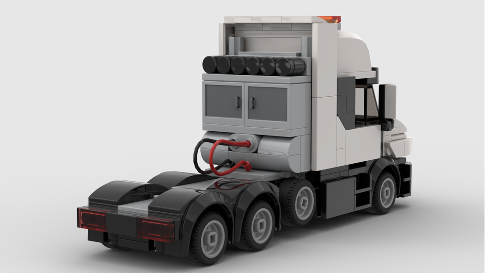 Lego Moc 8x4 Scania T Series Tractor With Liftable Axle By Phigeon