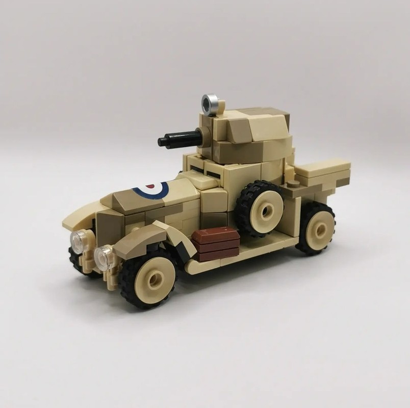 LEGO MOC Rolls Royce Armoured Car by bricktingsmon | Rebrickable ...