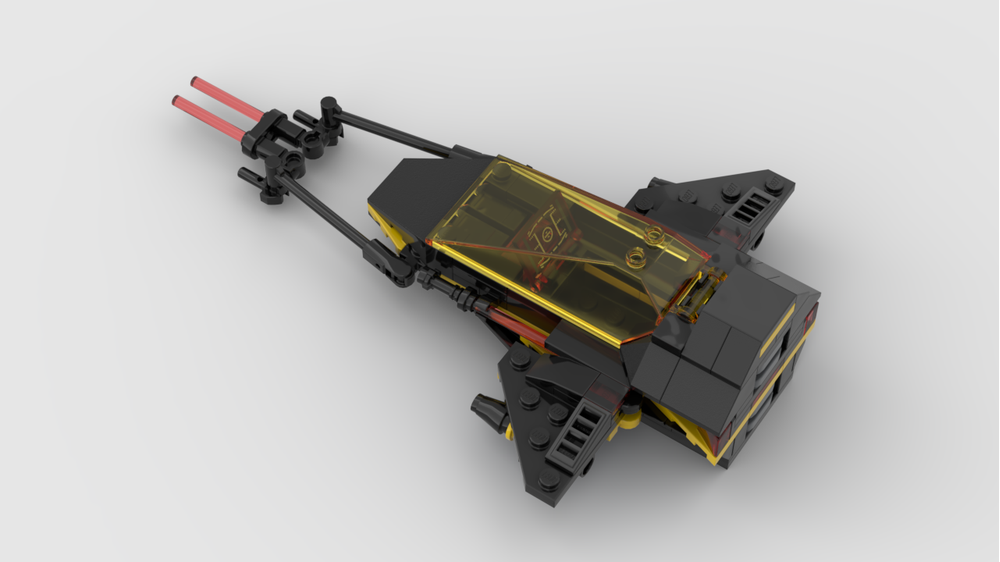 Lego Moc Cruiser Blacktron Version 2 By Mathtuono Rebrickable Build
