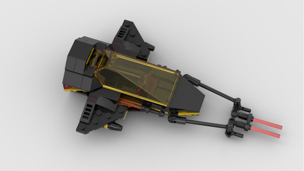 Lego Moc Cruiser Blacktron Version 2 By Mathtuono Rebrickable Build