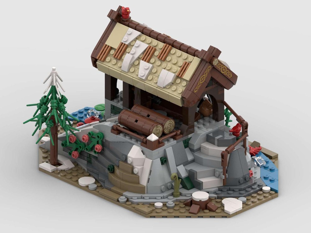 Lego Moc Viking Sawmill By Mcgreedy Rebrickable Build With Lego