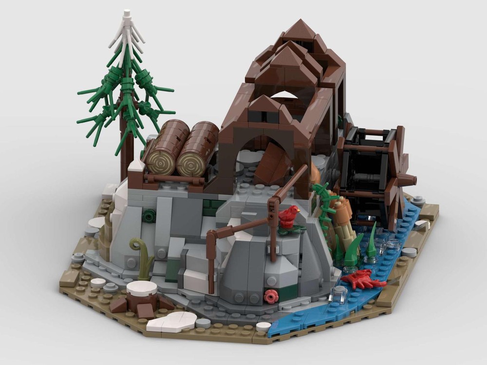 Lego Moc Viking Sawmill By Mcgreedy Rebrickable Build With Lego