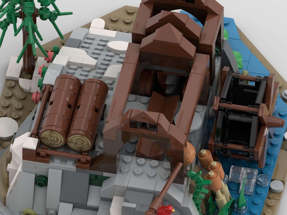 Lego Moc Viking Sawmill By Mcgreedy Rebrickable Build With Lego