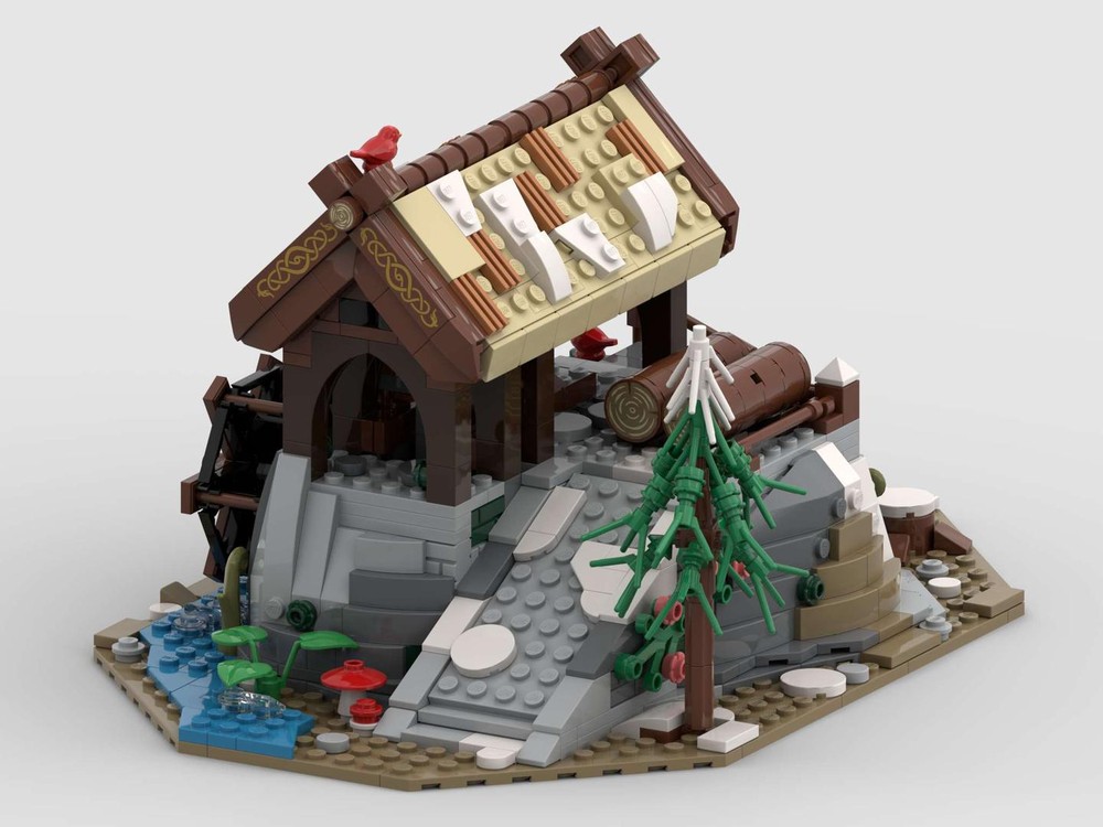 Lego Moc Viking Sawmill By Mcgreedy Rebrickable Build With Lego
