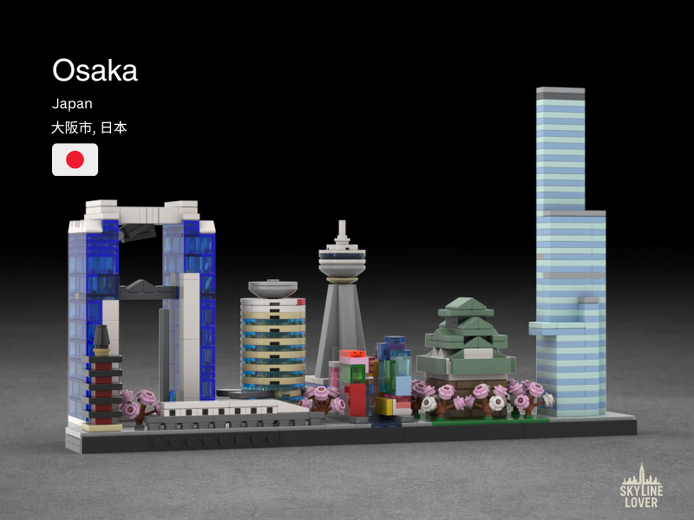 LEGO MOC-192853 Osaka Skyline by Skyline_Lover | Rebrickable - Build ...