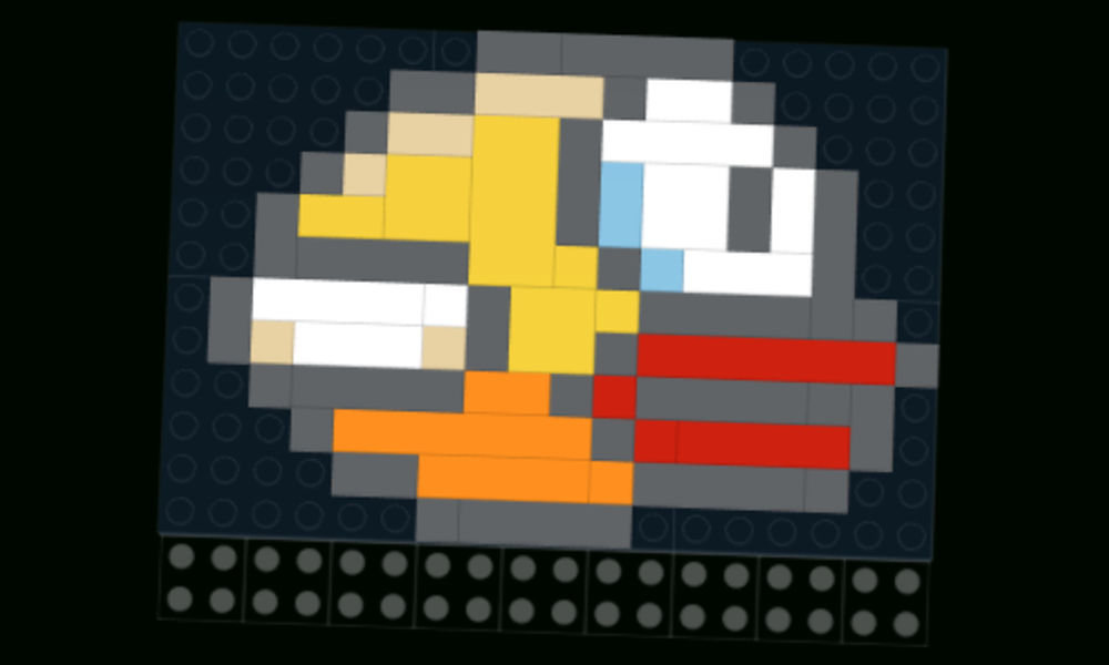 LEGO MOC Flappy bird by Lets_Go_Astros | Rebrickable - Build with LEGO