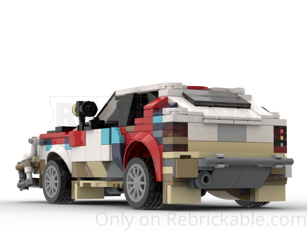 Lego Moc Lancia Delta Safari92 Rally Waldegard Special Edition Lite