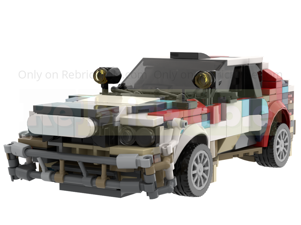 Lego Moc Lancia Delta Safari92 Rally Waldegard Special Edition Lite