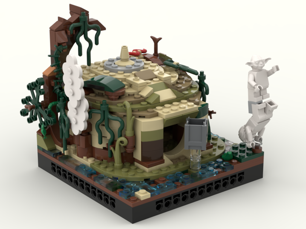 LEGO MOC Yoda’s Hut MOD by Falconeagle117 | Rebrickable - Build with LEGO