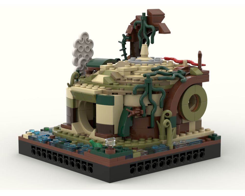 LEGO MOC Yoda’s Hut MOD by Falconeagle117 | Rebrickable - Build with LEGO