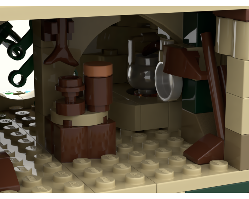 LEGO MOC Yoda’s Hut MOD by Falconeagle117 | Rebrickable - Build with LEGO