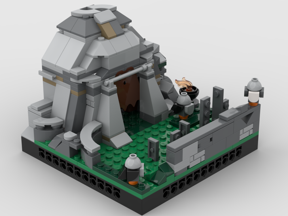 LEGO MOC Ahch-To Island Training MOD by Falconeagle117 | Rebrickable ...