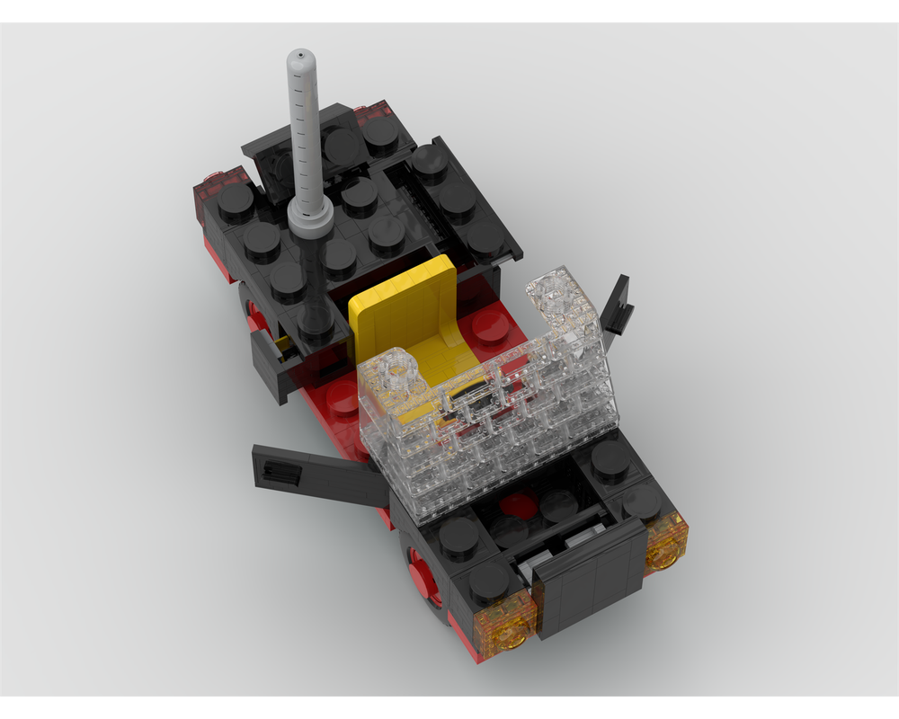 LEGO MOC 6627 Up-Scaled convertible by Briquoleur | Rebrickable - Build ...