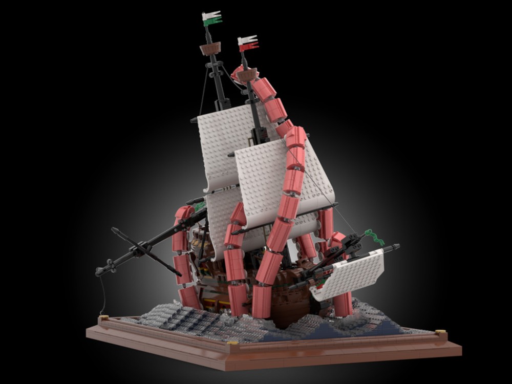 LEGO MOC Attack of the Kraken by Mikey_Brickalloti | Rebrickable ...
