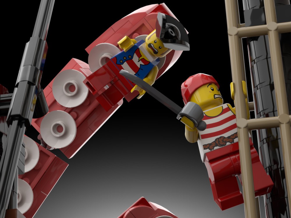 Lego Moc Kraken Attack By Mikeybrickalloti Rebrickable Build With