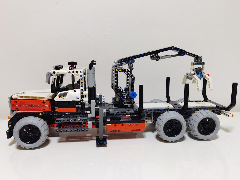 Lego Moc Logging Truck In 42180 And 42178 By Nofans2 Rebrickable