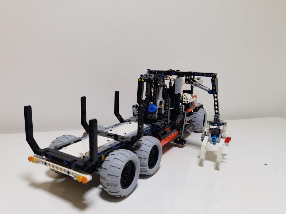 Lego Moc Logging Truck In 42180 And 42178 By Nofans2 Rebrickable
