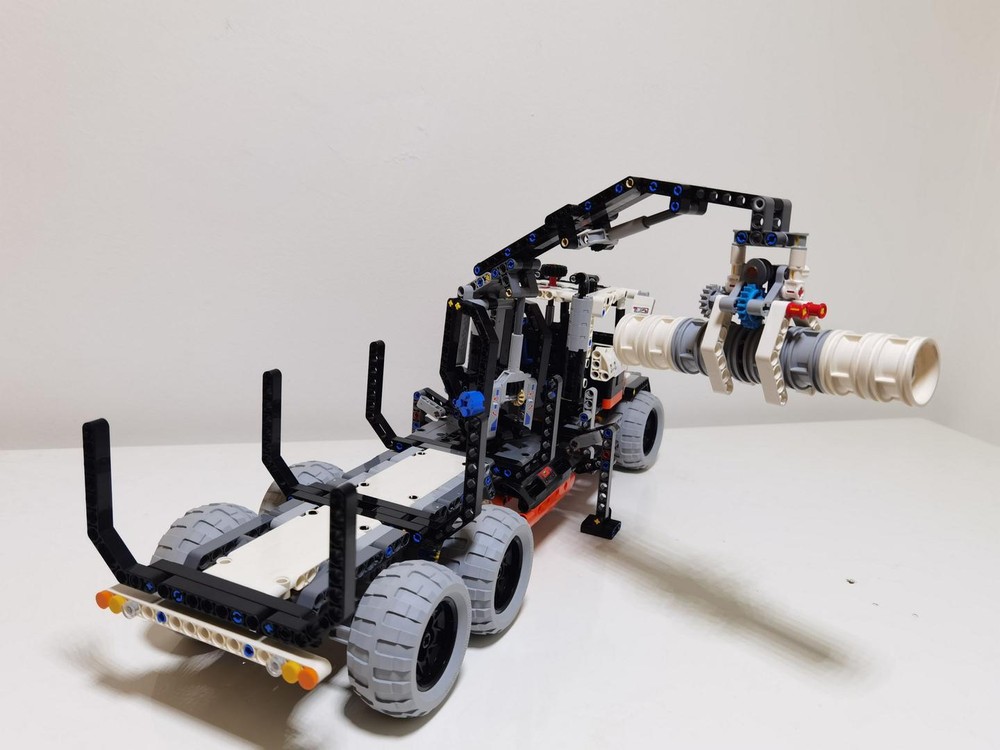 Lego Moc Logging Truck In 42180 And 42178 By Nofans2 Rebrickable