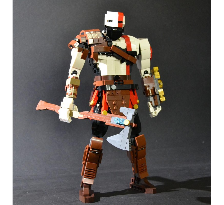 LEGO MOC Kratos - God of War 2018 by Blaze.Mocs | Rebrickable - Build ...
