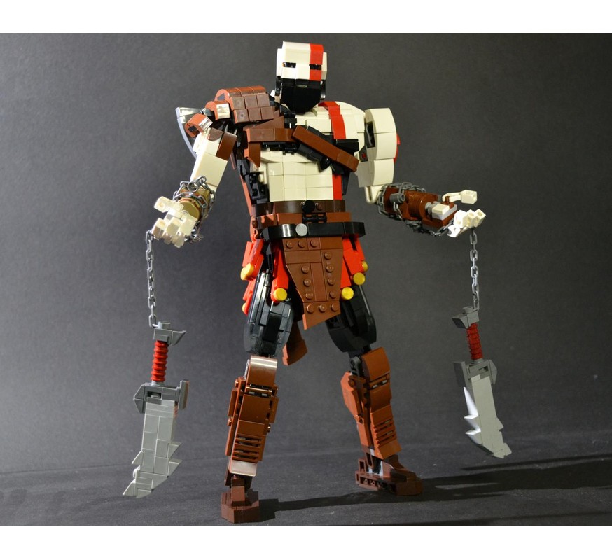 LEGO MOC Kratos - God of War 2018 by Blaze.Mocs | Rebrickable - Build ...